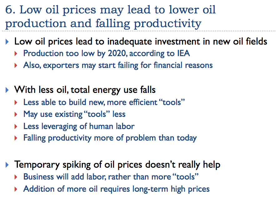 40 Low prices lead to falling production and productivity | Our Finite ...